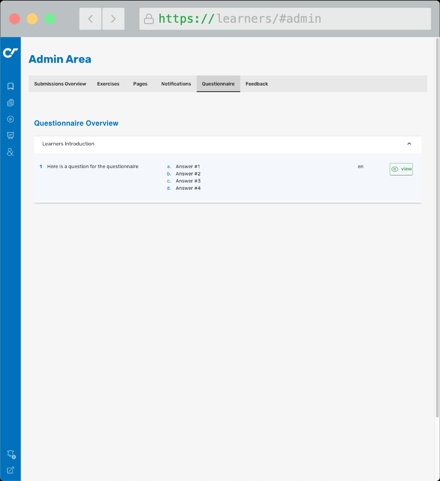 learners | A web framework to facilitate training courses, with a specific focus on information ...